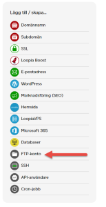 Byta lösenord för Loopias tjänster - SupportWiki SE