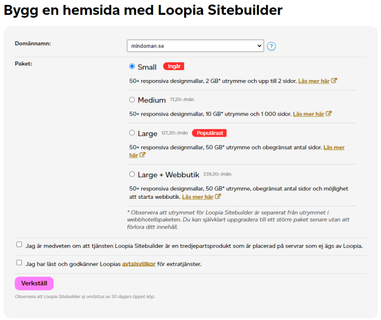 Hur installerar jag Loopia Sitebuilder? - SupportWiki SE